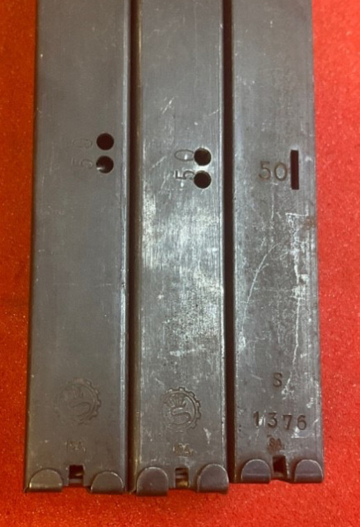 SIG Bergmann 1920 Submachine 7.65MM 30 Luger SMG SA 50 Round Magazine LOT
