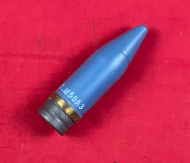 Surplus USGI Vulcan 20MM M55 Practice Inert Blue Tip LAHTI Solothurn Bullet