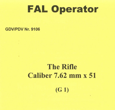 German (Border Guard) FAL Operators Manual - English Translation