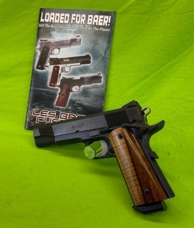 Les BAER 1911 GUNSITE PISTOL Jeff Cooper Gun Site 45 ACP FS Full Size Colt