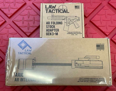 Law Tactical AR FDE Folding Stock Adapter ARIC Internal Carrier GEN 3 ...