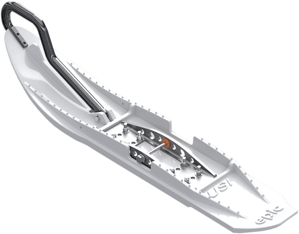 Usi - Epic 1.5 Skis - White - Pair - Epic Ski - EPIC15WHITE-KIT - UTV Nut