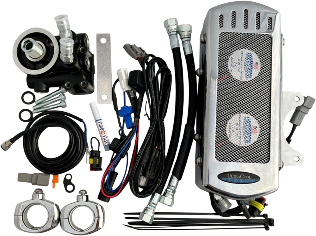Ultracool - Indian Oil Cooler Side Mount Naked - IN-IN - UTV Nut