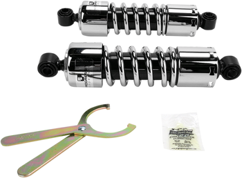 Progressive Suspension - 412 Series Shock - 11" - Standard - Chrome ...