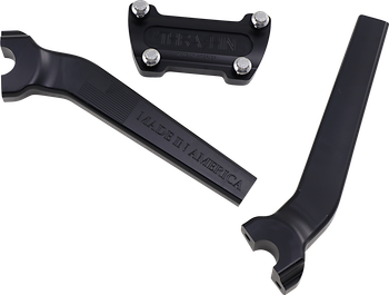 Thrashin - Risers - Pull Back - 9-1/2" - Black - Handlebar Riser - TSC ...