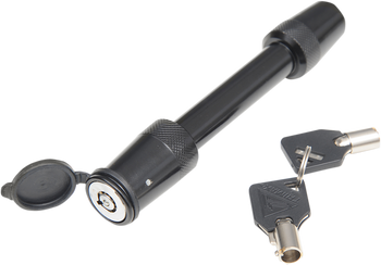 Trimax - Receiver Lock - With Key - 5/8" - Black - Machined Hardened ...