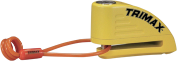 Trimax - Alarm Disc Lock - Yellow - Alarm Disc Lock - TAL88YL - UTV Nut