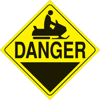 Voss Signs - Yellow Plastic Reflective Sign 12" - Danger - 403 DA YR ...