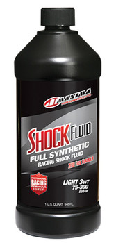 Maxima - Synthetic Racing Shock Fluid Light 75/390 3wt. (32 Oz) - 50 ...