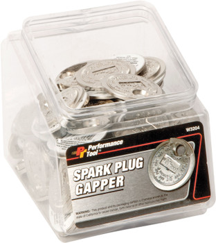 Performance Tool - Spark Plug Gap Tool 50/pk W/fishbowl Counter Display ...