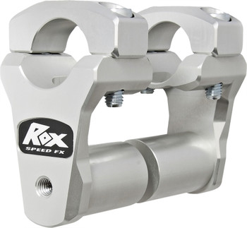 Rox - Pivoting Bar Riser 2" Silver - 1R-P2PPS10A - UTV Nut