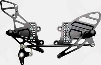 Vortex - Rear Set Complete Blk Hon - RS205K - UTV Nut