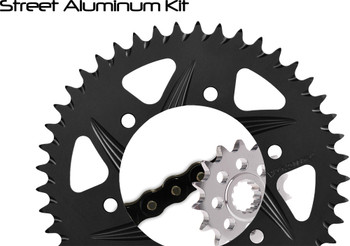 Vortex - Sprocket/chain Kit Stl/alu 15/45t Blk Sx3 520-110l Blk ...