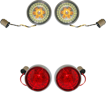 Custom Dynamics - Full Bullet Turn Signal Conversion Kit - Chrome ...