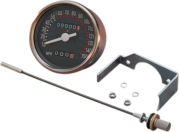 Drag Specialties - 3-1/8" Dash Mount Speedometer - 3-1/8" Dash Mount ...