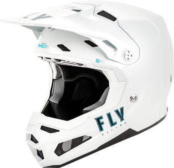 Fly Racing - Formula S Carbon Solid Helmet White 2x - 73-44942X - UTV Nut