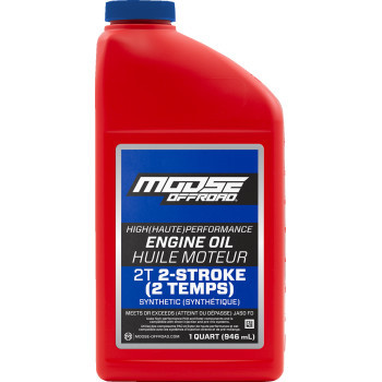 Moose Offroad - Oil Moose 2t Synthetic Qt - 219383 - UTV Nut