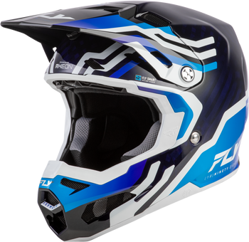 Fly Racing - Formula S Carbon Byte Helmet Blue Carbon/blue/white 2x ...