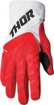Thor - Spectrum Gloves - Red/White - Large - Spectrum Gloves - 3330 ...