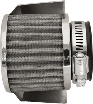 Emgo - Pod Air Filter with Cover - 45mm - Clamp-On Pod Air Filter - 12 ...