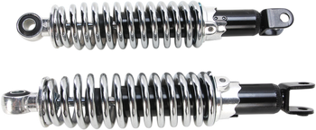 Emgo - Custom Shorty Shocks with Shroud - Black Body/Chrome Spring ...
