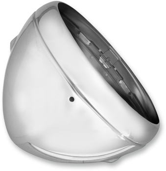 Emgo - 7" Lucas Style Headlight Shell - Chrome - Lucas Style 7" Side ...
