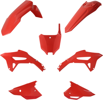 Cycra - Plastic Body Kit - Red - 5 Piece Replica Body Kit - 1CYC-9431 ...