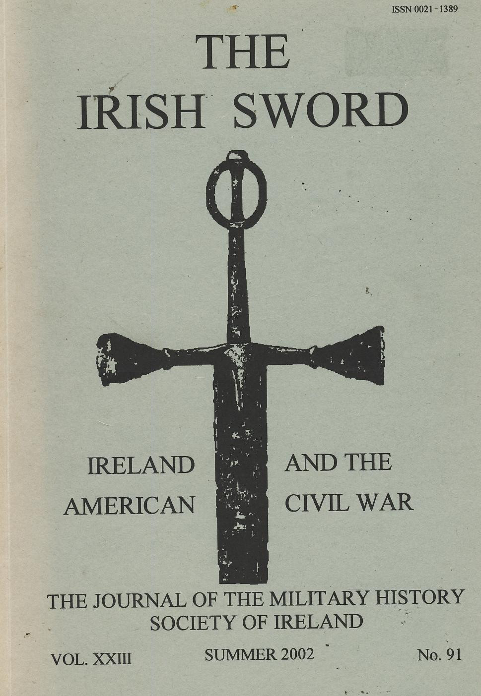 The Irish Sword - Journal of the Military History Society of Ireland ...