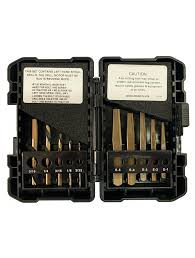 Viking 10 Piece Drill Bit & Square Extractor Set