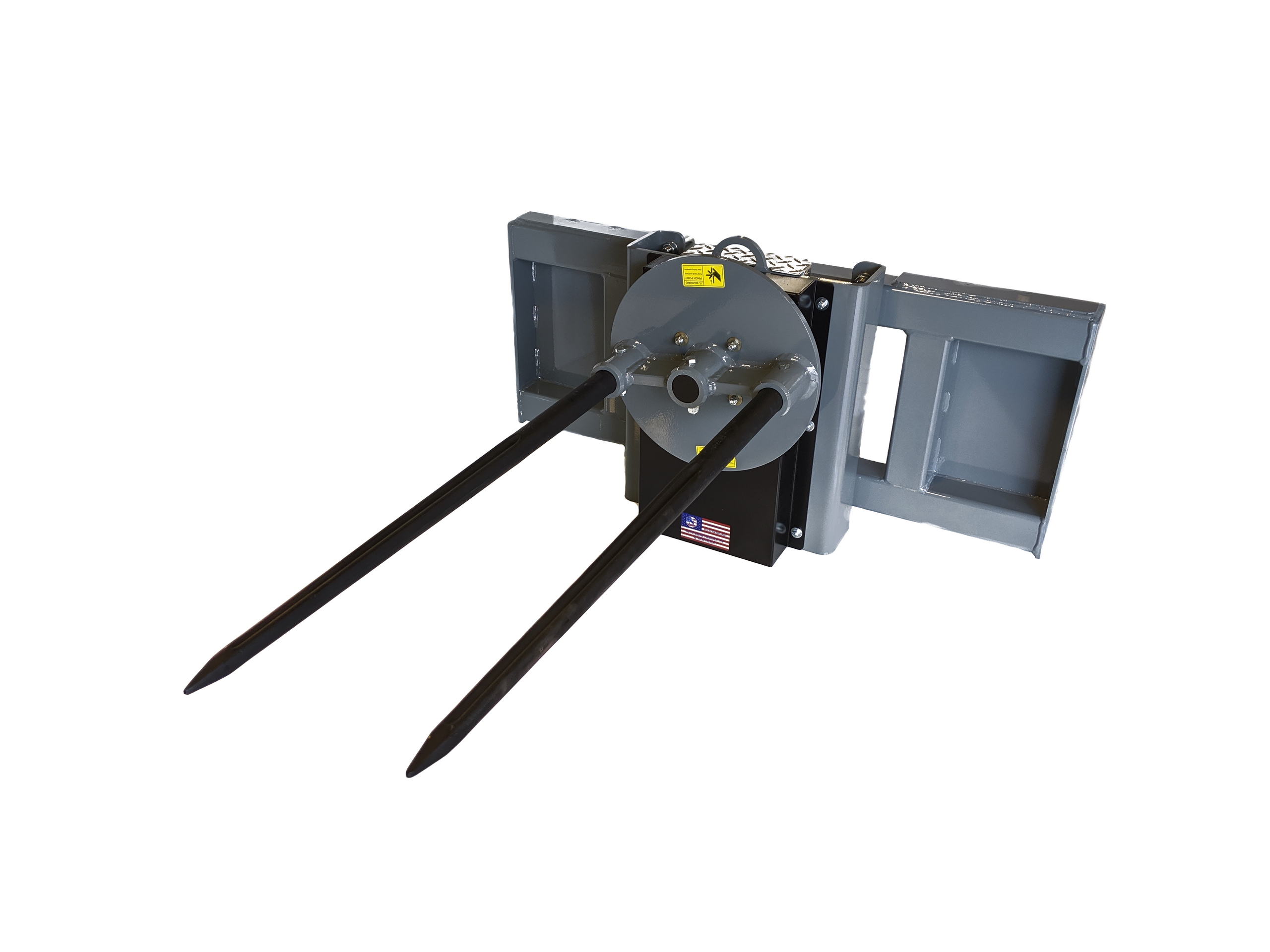 Round Bale Hydraulic Spin-Off Unroller 3000lb cap.