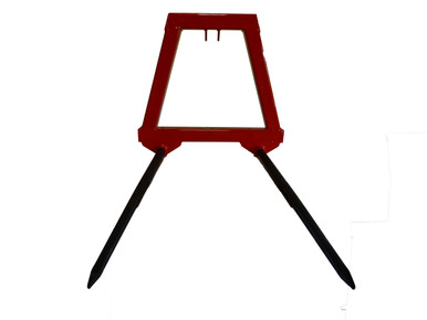 3 Pt. Bale Spike Frame with 3000lb forged tine & Nuts