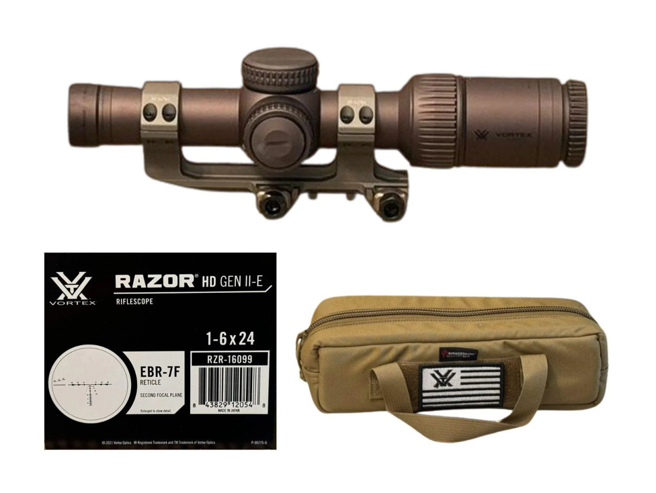 Vortex Razor HD Gen II-E 1-6-x24mm Second Focal Plane EBR-7F Contract ...