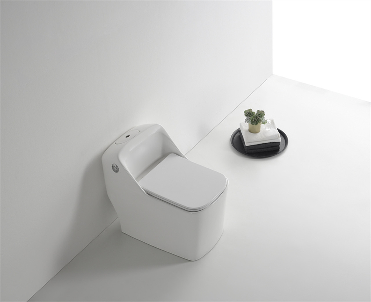 Bella Square Toilet with One Flush - 2069 - Bathroom Vanities Wholesale Inc