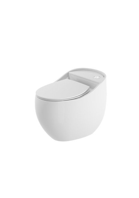 Bella Rounded Toilet with One Flush - 2088 - Bathroom Vanities ...