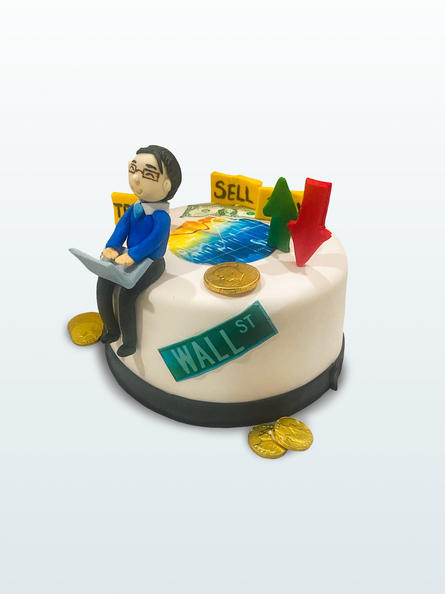 Stock Market Cake