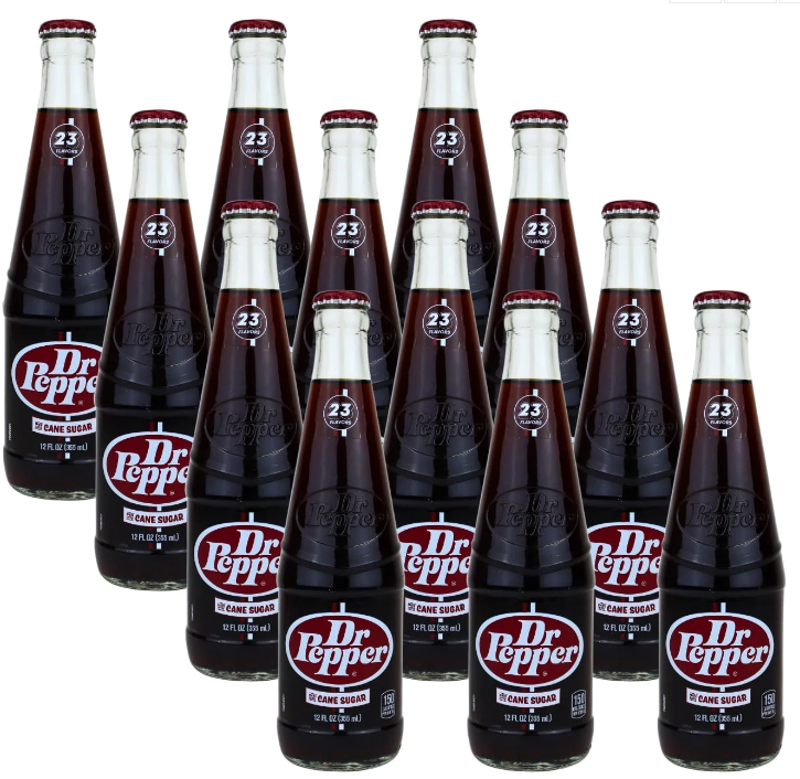 Dr Pepper 10-2-4 Real Sugar Soda ( 12 oz. glass bottles ) | Summit City ...