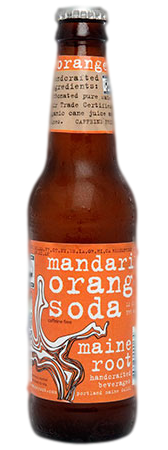 Maine Root Mandarin Orange Soda ( 12 oz. glass bottles ) | Summit City Soda