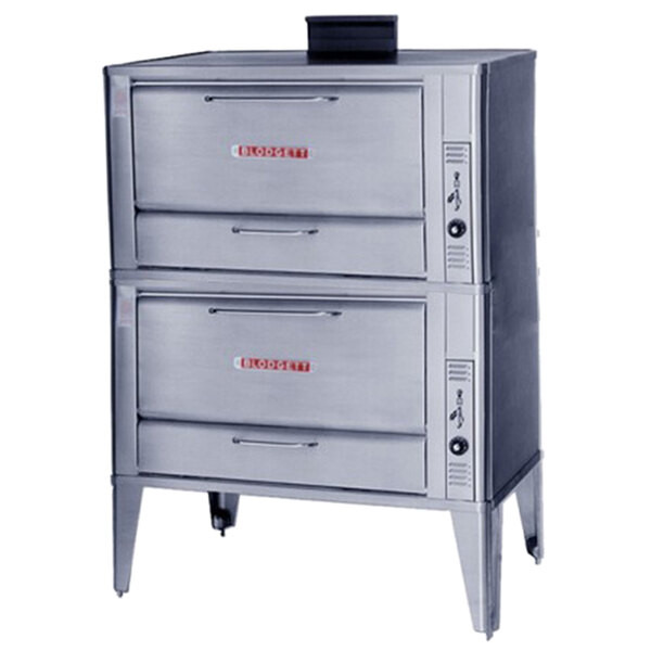 Blodgett 966 Double Deck Oven with Draft Diverter - 100,000 BTU, Deck ...