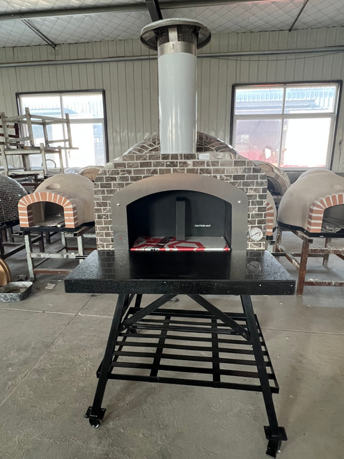 Outdoor Ceramic Mosaic Tile Wood-Fired Pizza Oven