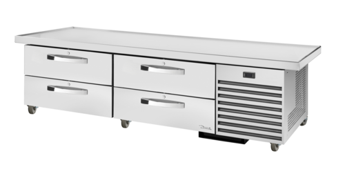 True TRCB-79-86-HC~SPEC3 79 1/4" Chef Base with (4) Drawers, 8 Pans ...