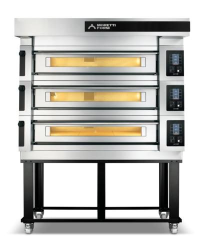 Moretti Forni S125E3 Electric Pizza Oven (Three Deck) With Standard ...