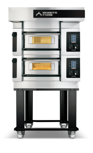 Moretti Forni S50E2 Electric Pizza Oven (Two Decks) With Standard Open ...
