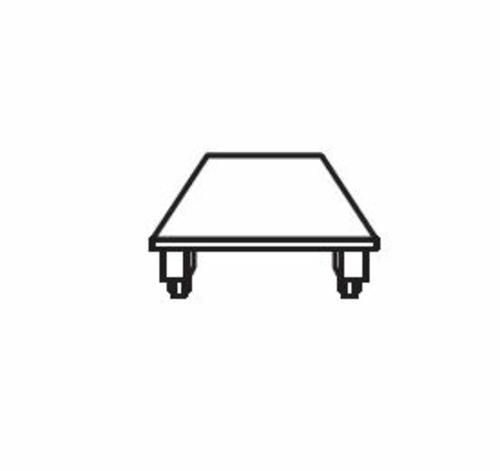 MORETTI FORNI AMPTO SUPPORT LEGS ON CASTERS FOR T64EV3 - PizzaOvens.com