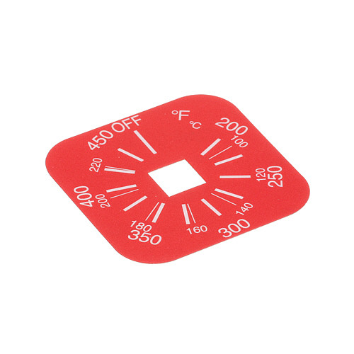 Pitco PITA6087301 (or Equivalent) Label, Thermostat 200-450F (801-6394 ...