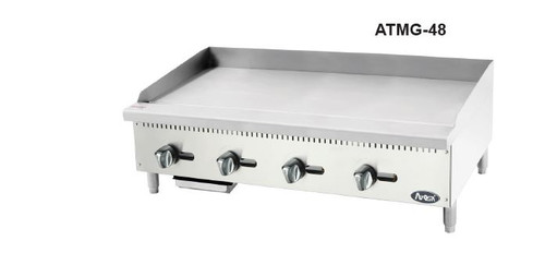 Atosa ATMG-48" Liquid Propane OR Natural Gas Countertop CookRite Heavy ...