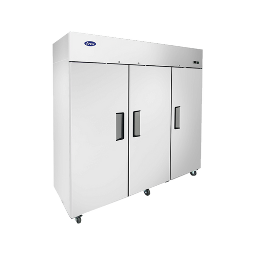 Atosa MBF8003GR 77.8" W 3-Section Solid Doors Reach-In Freezer - 115/ ...