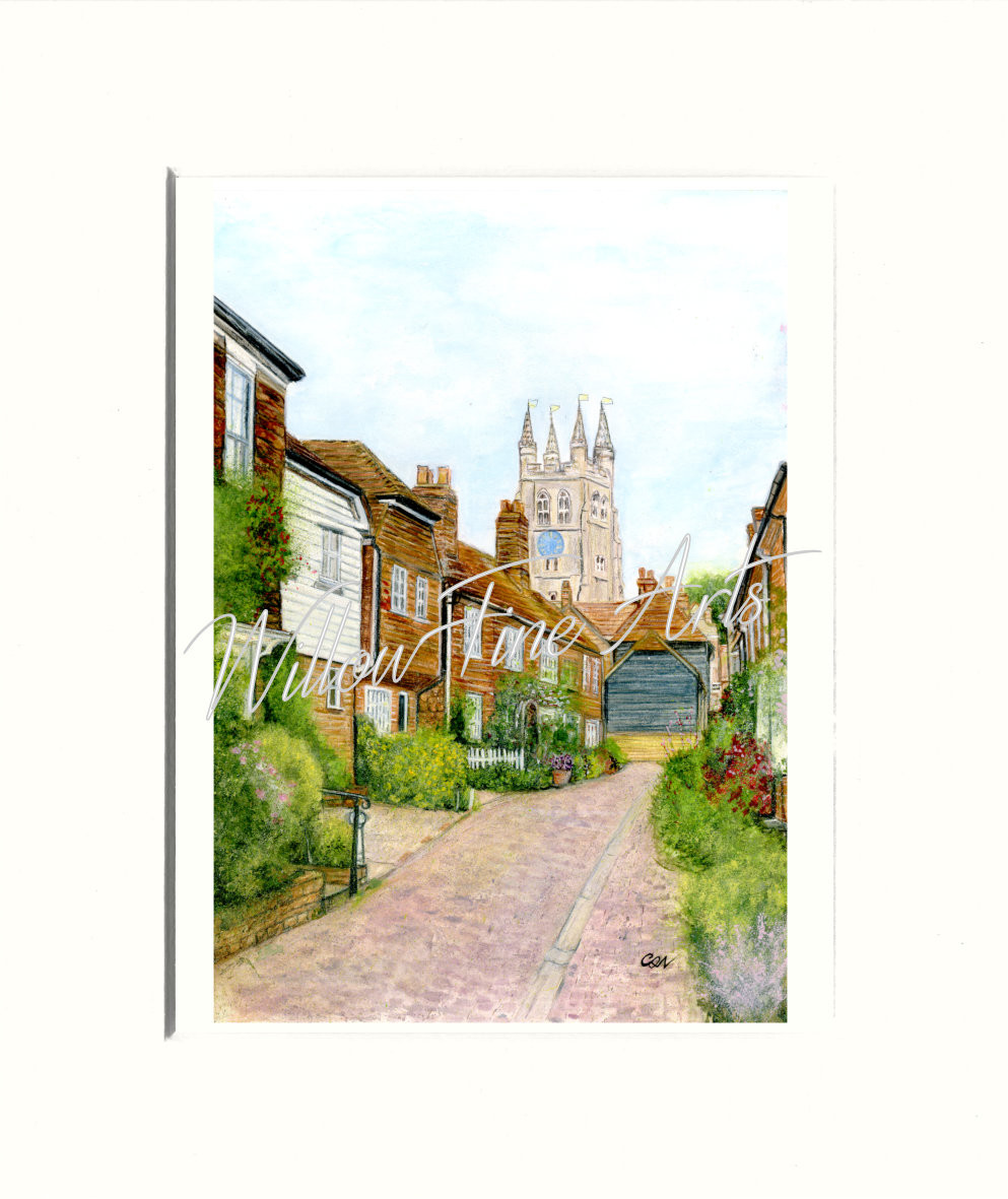 Bells Lane, Tenterden - Collectors Print - Willow Fine Arts