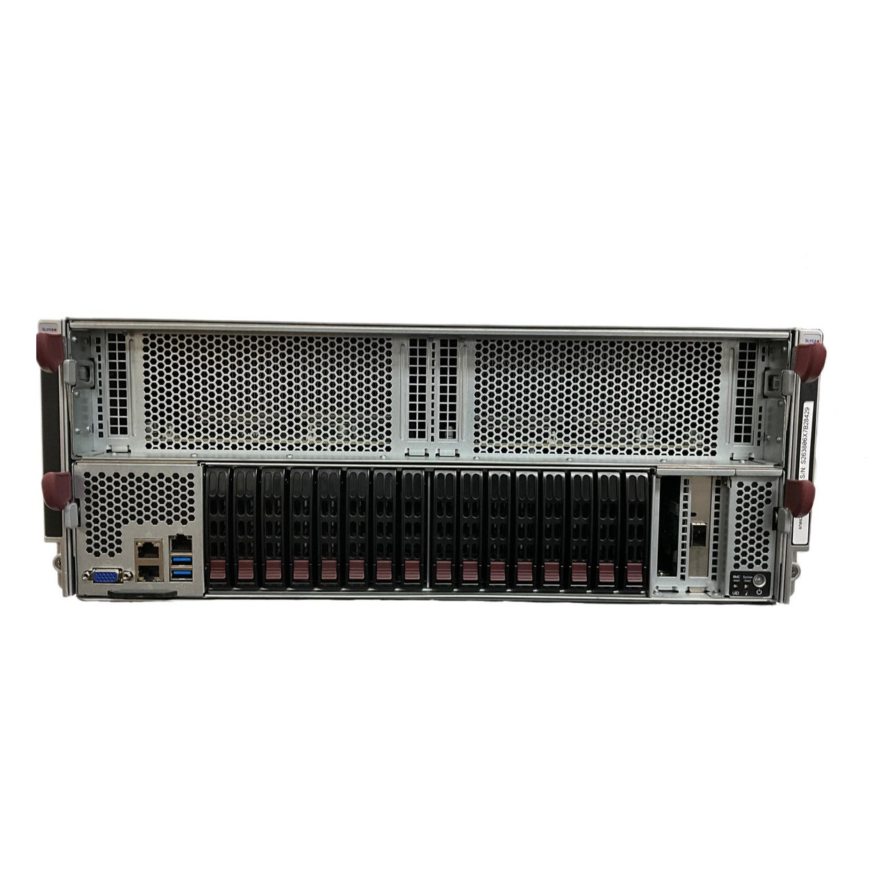 Supermicro 4U X10DGO-T 16-Bay 2.5" 2x 28C CPU 1TB 8x P100 GPU 2x 1.92TB ...
