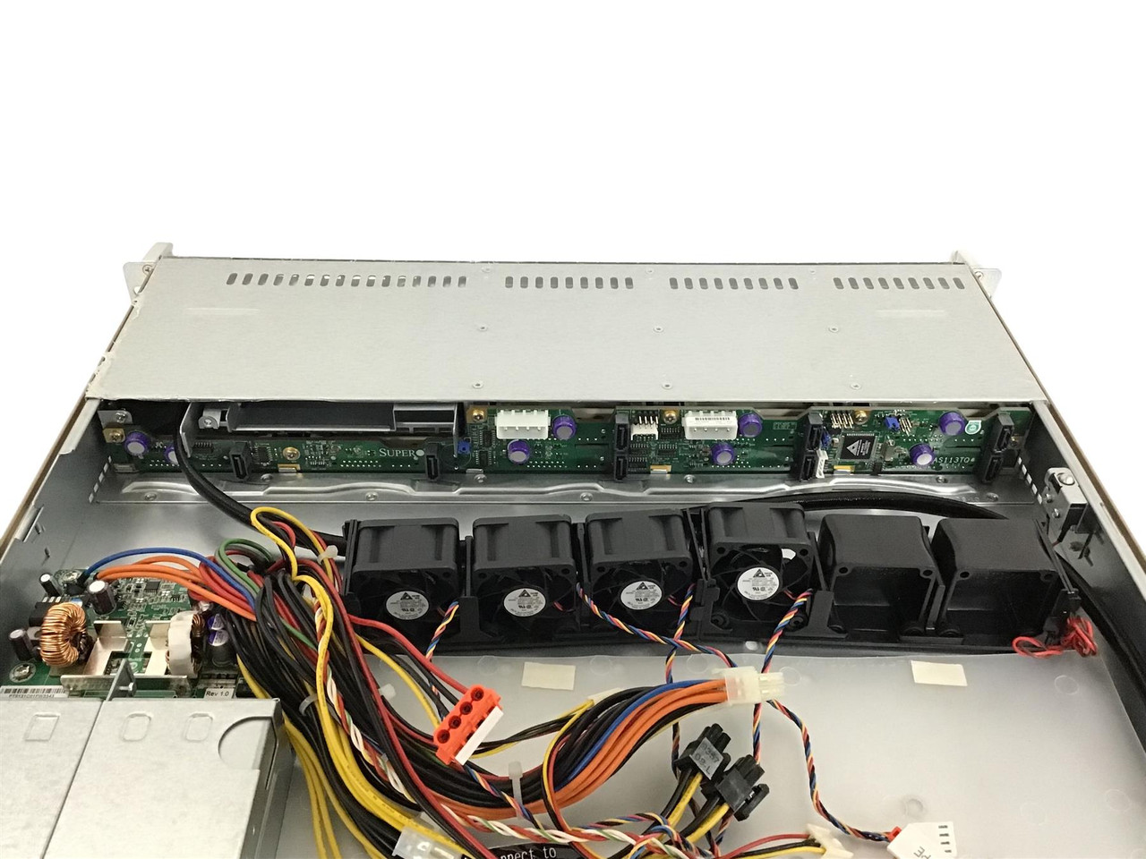 Supermicro CSE-113M ATX 8 Bay 2.5" Chassis Server 2x 400W PS 1U ...