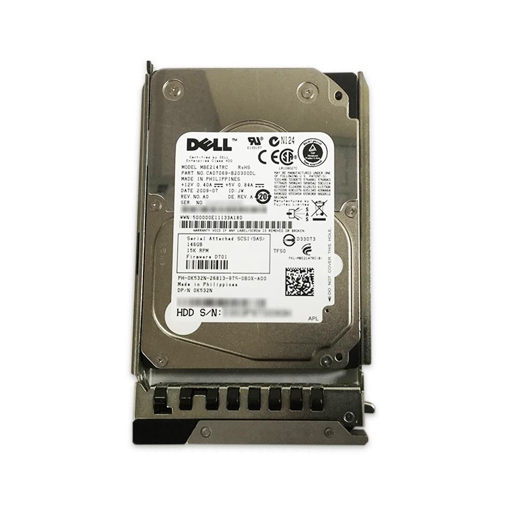 Dell 146GB 2.5in SAS Hard Drive MBE2147RC